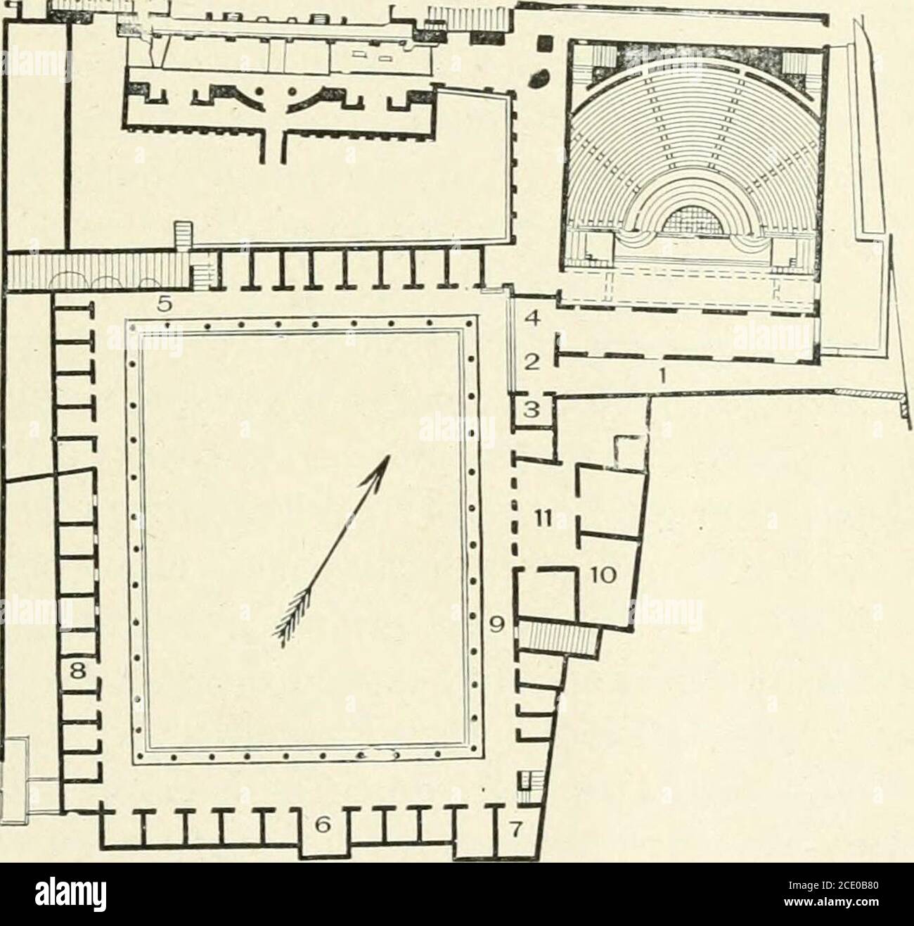 Gladiators barracks pompeii hi-res stock photography and images - Alamy