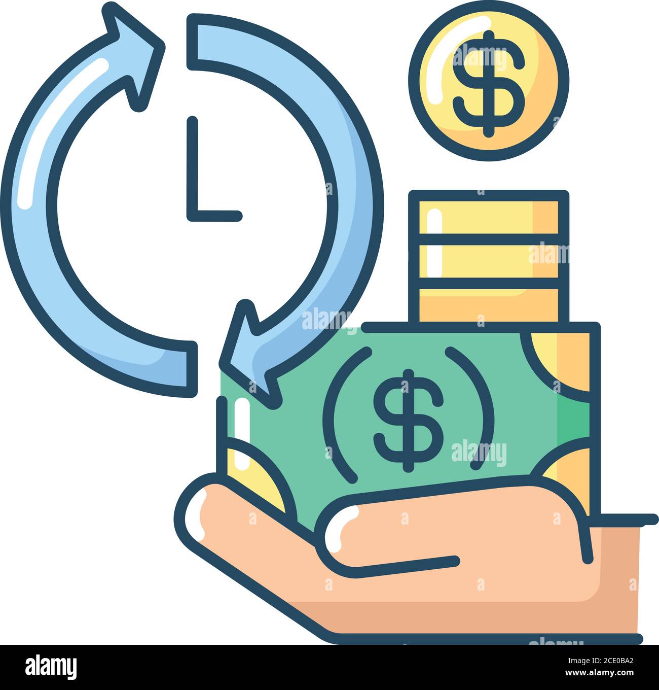 Cash apply Stock Vector Images - Alamy