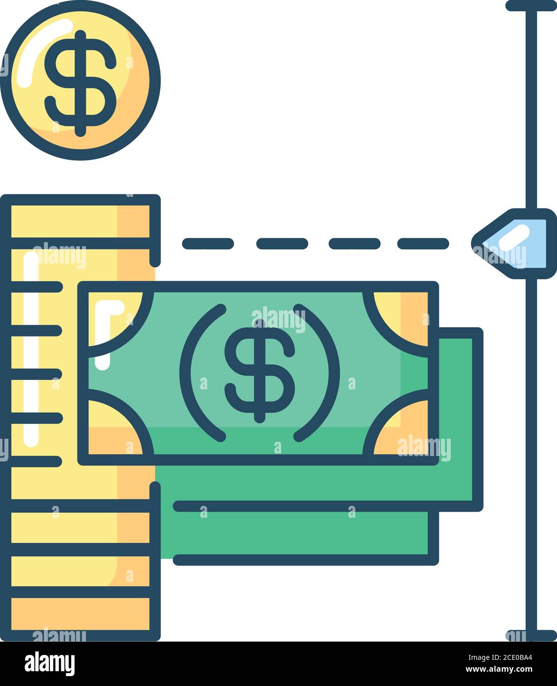 Transaction limit RGB color icon Stock Vector Image & Art - Alamy