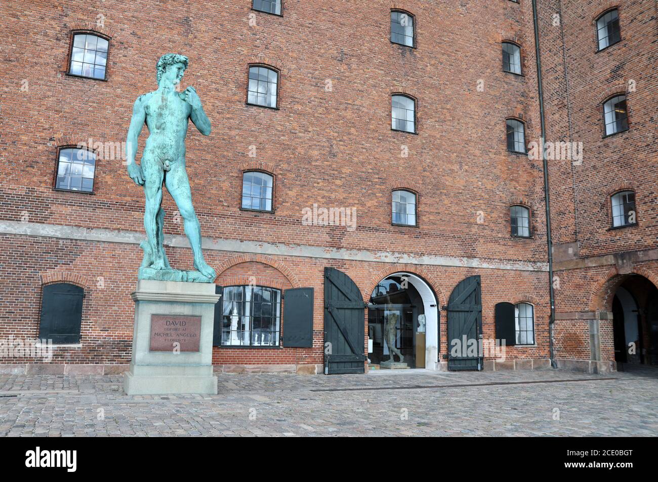 Statue of David outside the Royal Cast Collection building in ...