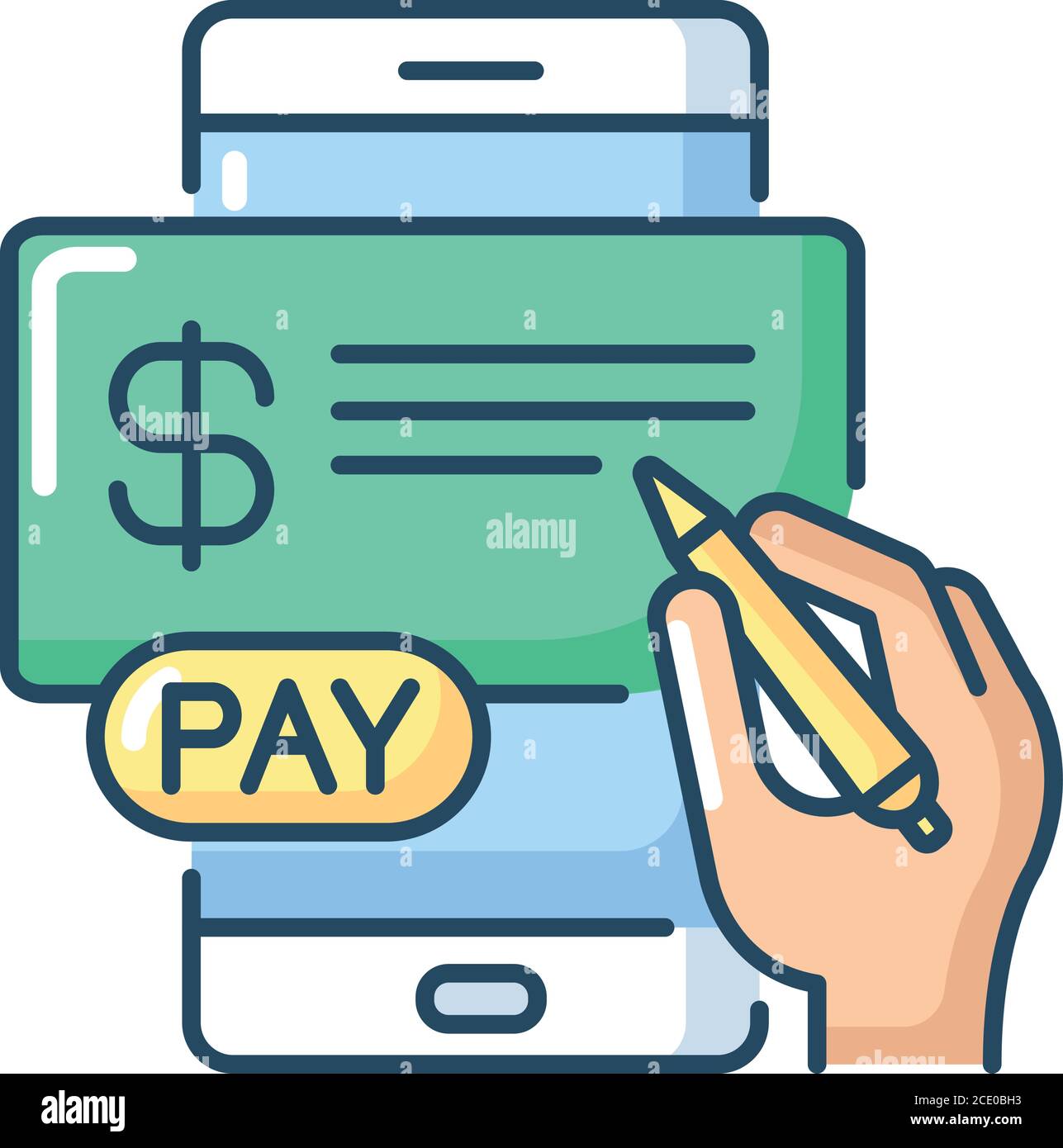 Signing cheques hi-res stock photography and images - Alamy