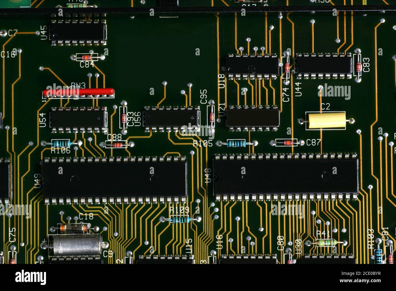 Electronic device boards consisting of electronic materials such as ...