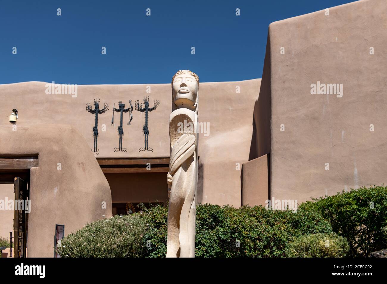Museum of Indian Arts and Culture in Santa Fe, New Mexico Stock Photo ...