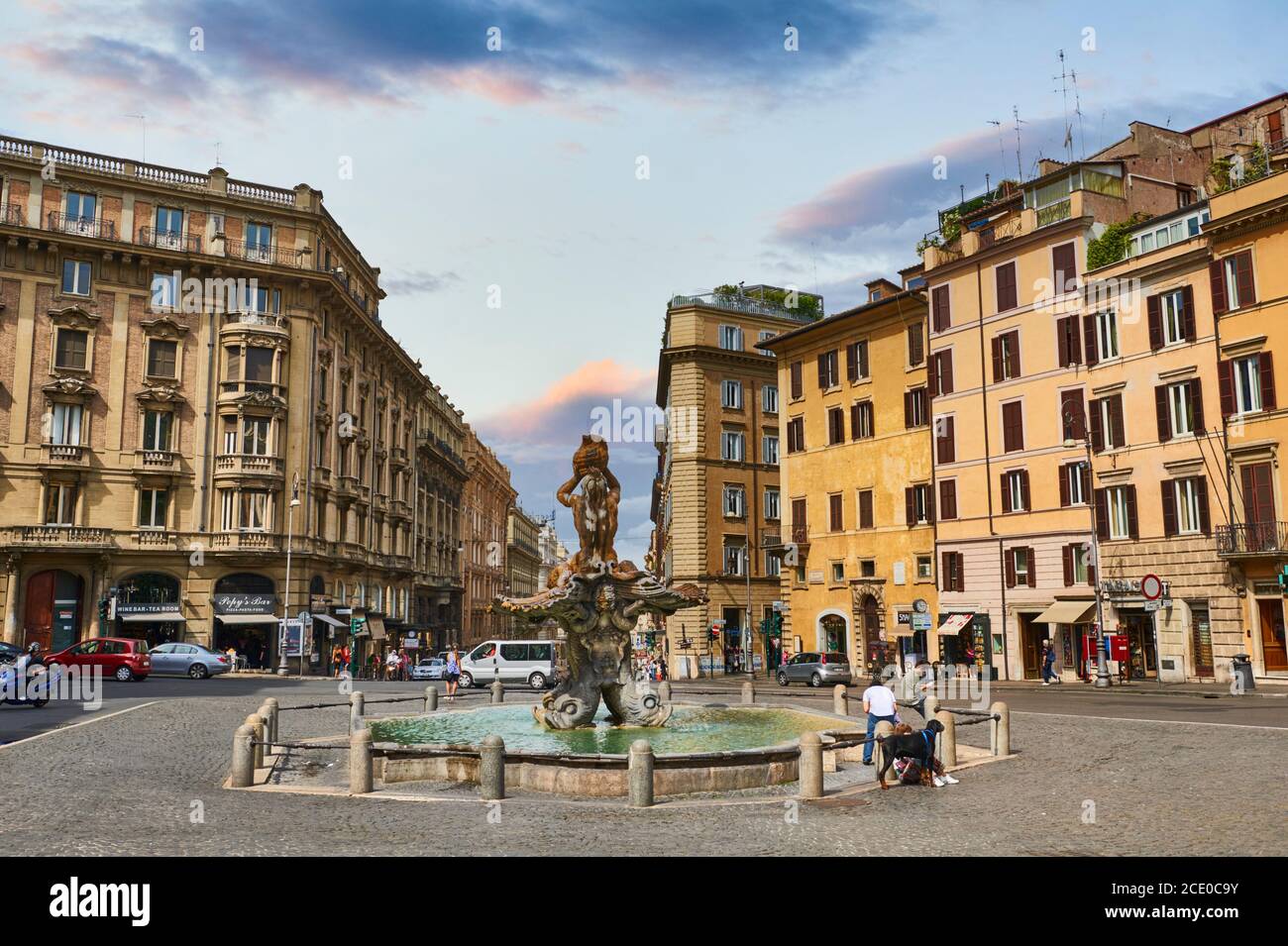 Barberini Square, Rome, Lazio Stock Photo - Alamy