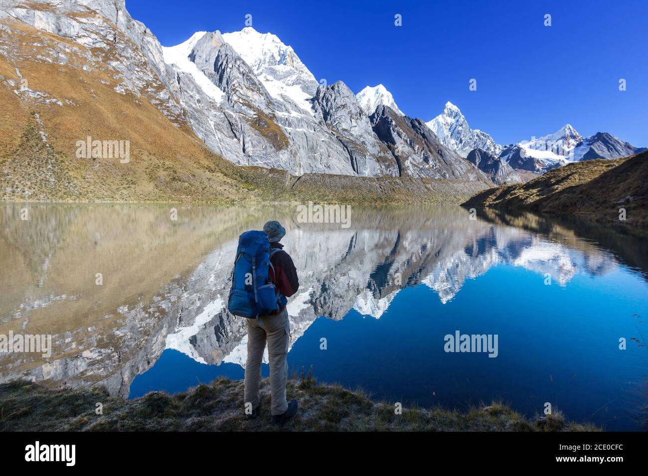 Hike in Peru Stock Photo - Alamy