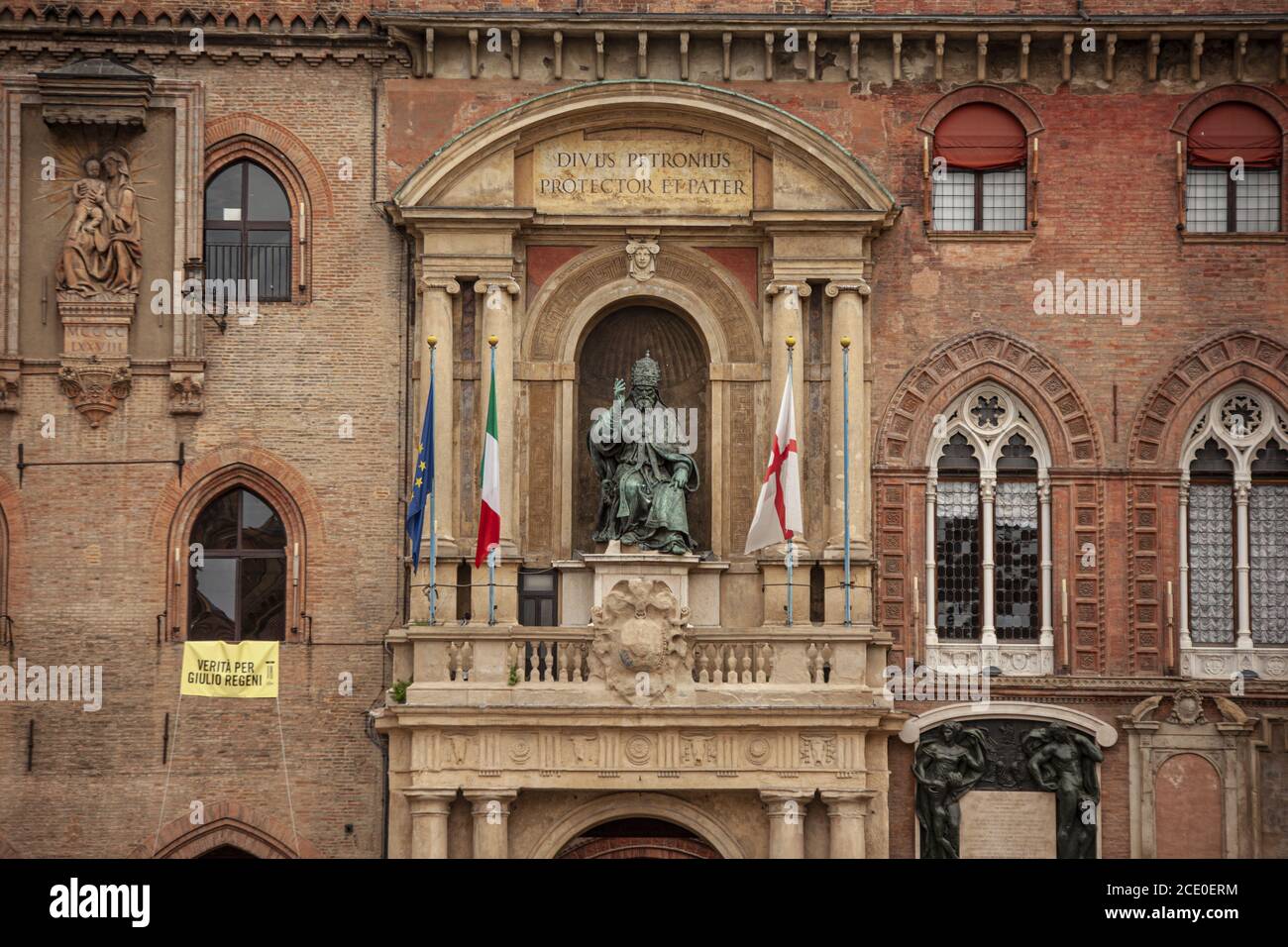 Bologna architecture detail 12 Stock Photo - Alamy