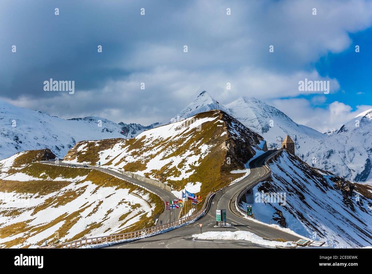 Famous panoramic mountain road hi-res stock photography and images - Alamy