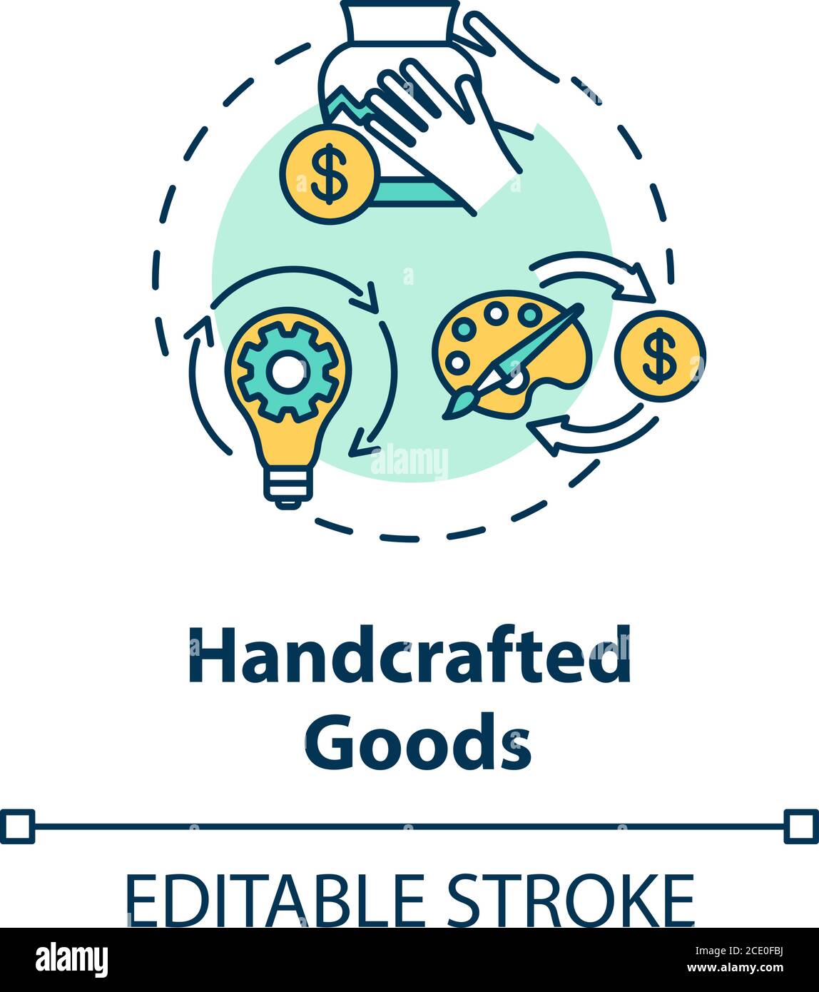 Handicraft goods Stock Vector Images - Alamy