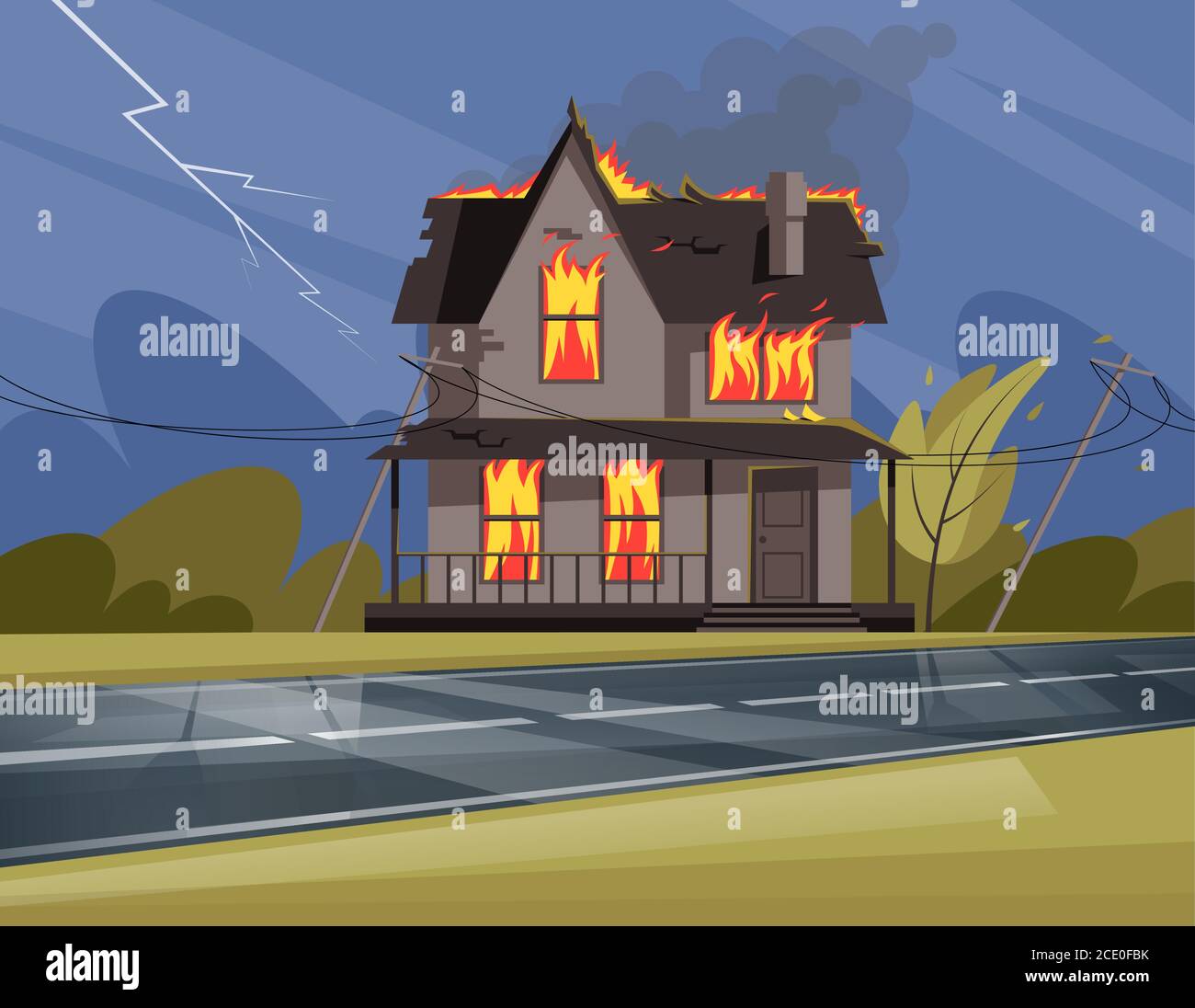 Toon house Stock Vector Images - Alamy