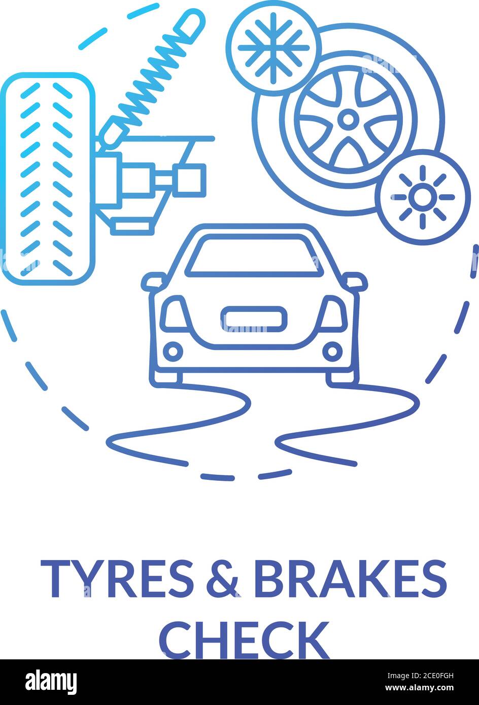 Engine check concept icon Stock Vector Image & Art - Alamy