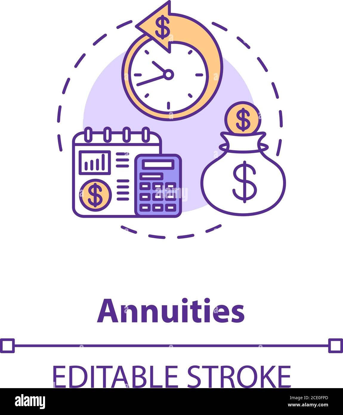Annuities concept icon Stock Vector Image & Art - Alamy