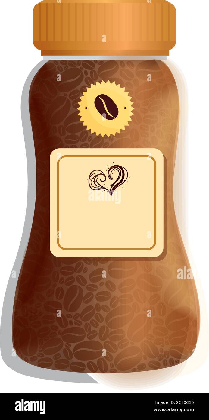 branding mockup coffee shop, coffee glass bottle Stock Vector Image ...