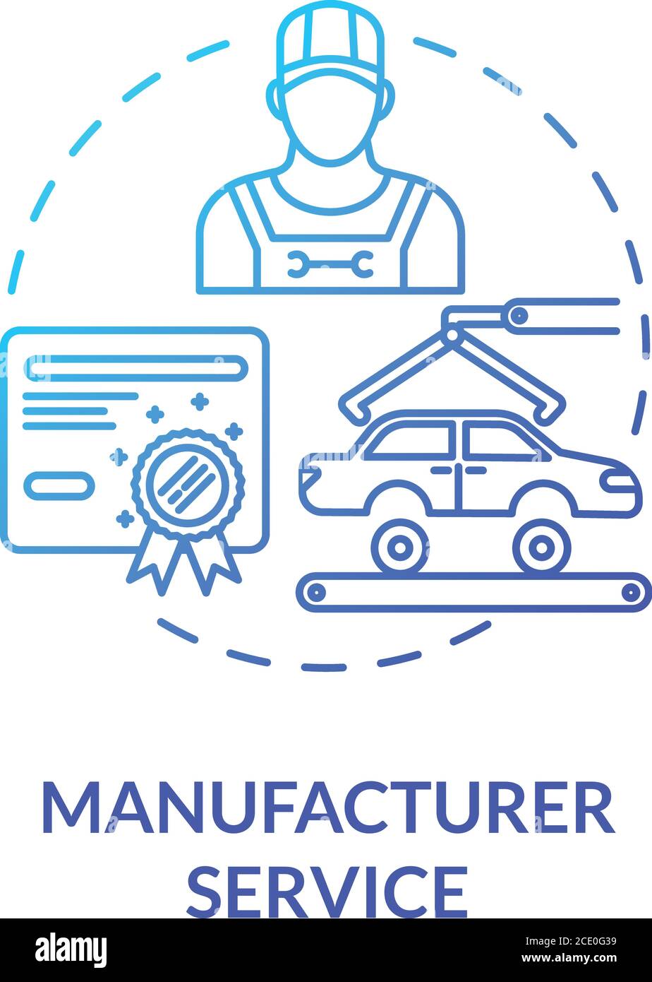 Interim service concept icon Stock Vector Image & Art - Alamy