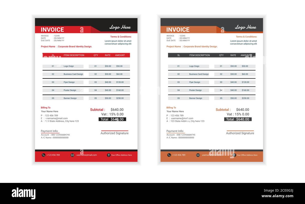 A4 invoice hi-res stock photography and images - Alamy