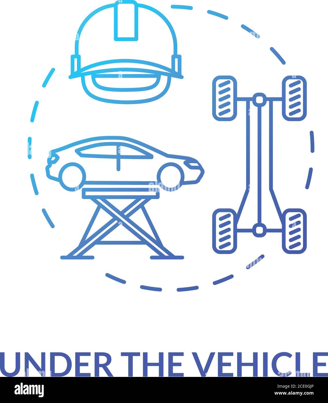Under auto hood concept icon Stock Vector Image & Art - Alamy