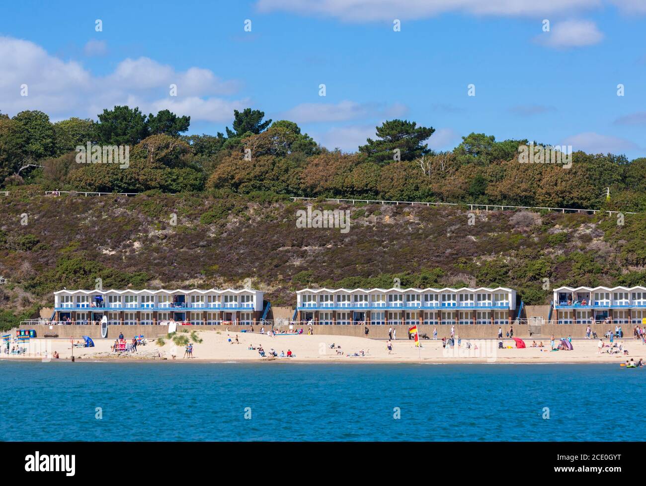 Poole, Dorset UK. 30th August 2020. UK weather: warm with sunny ...