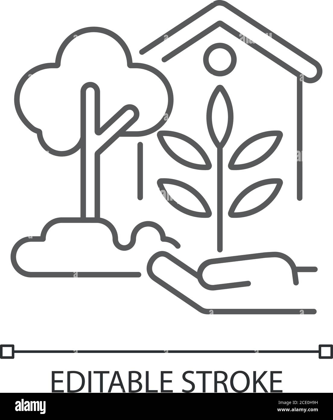 Garden construction project Black and White Stock Photos & Images - Alamy