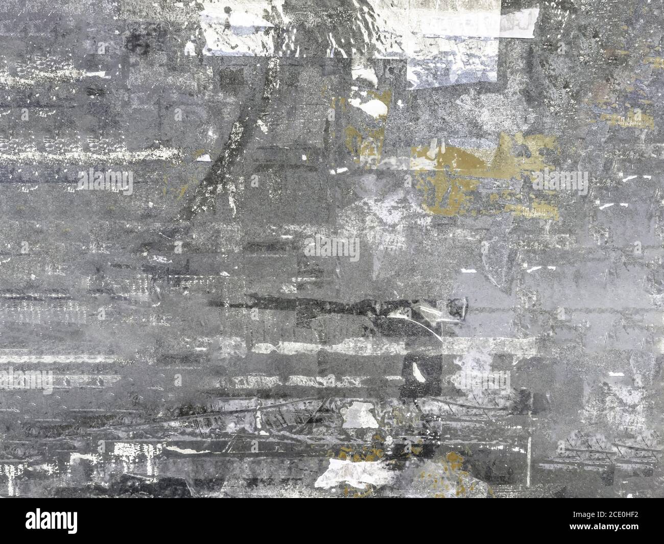 Grunge torn posters texture Stock Photo - Alamy