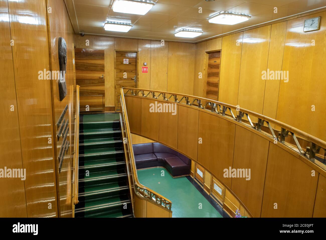 Russia, Murmansk. Soviet nuclear-powered icebreaker, the Lenin ...