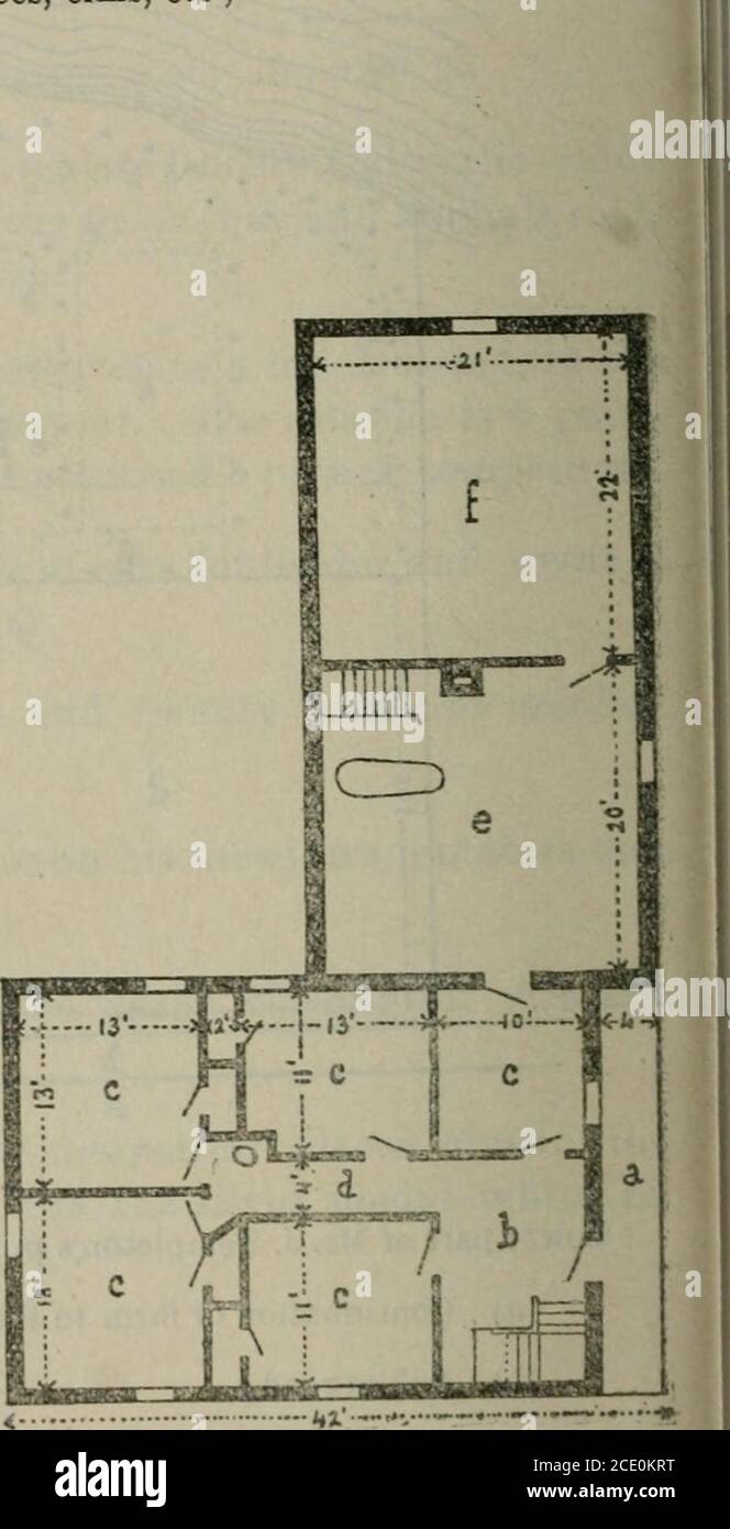 Hall and parlor plan hi-res stock photography and images - Alamy