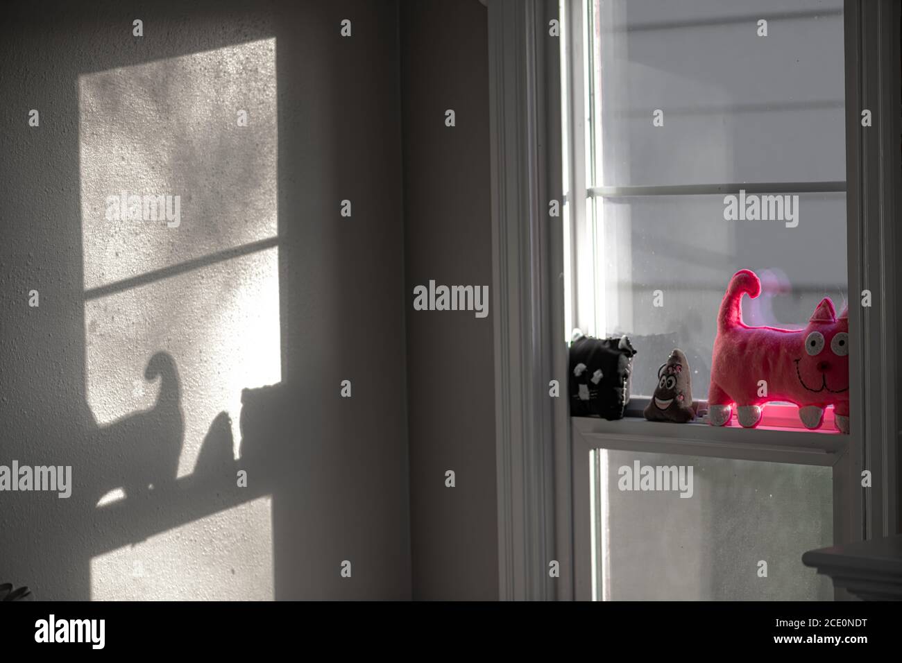 Shadows of Figures on the Wall Stock Photo - Alamy