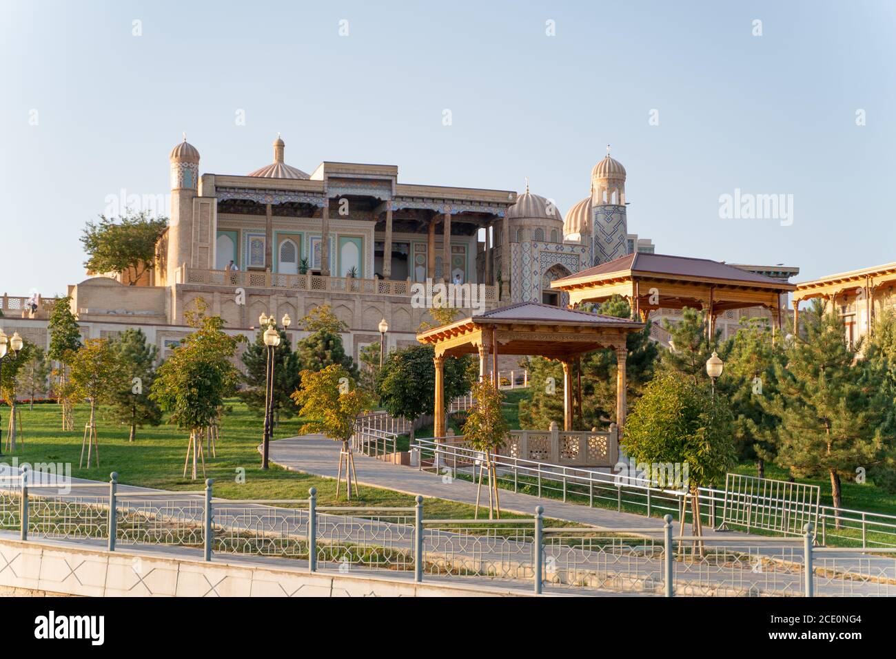 The tomb of the first president Islam Karimov in Uzbekistan, Samarkand ...