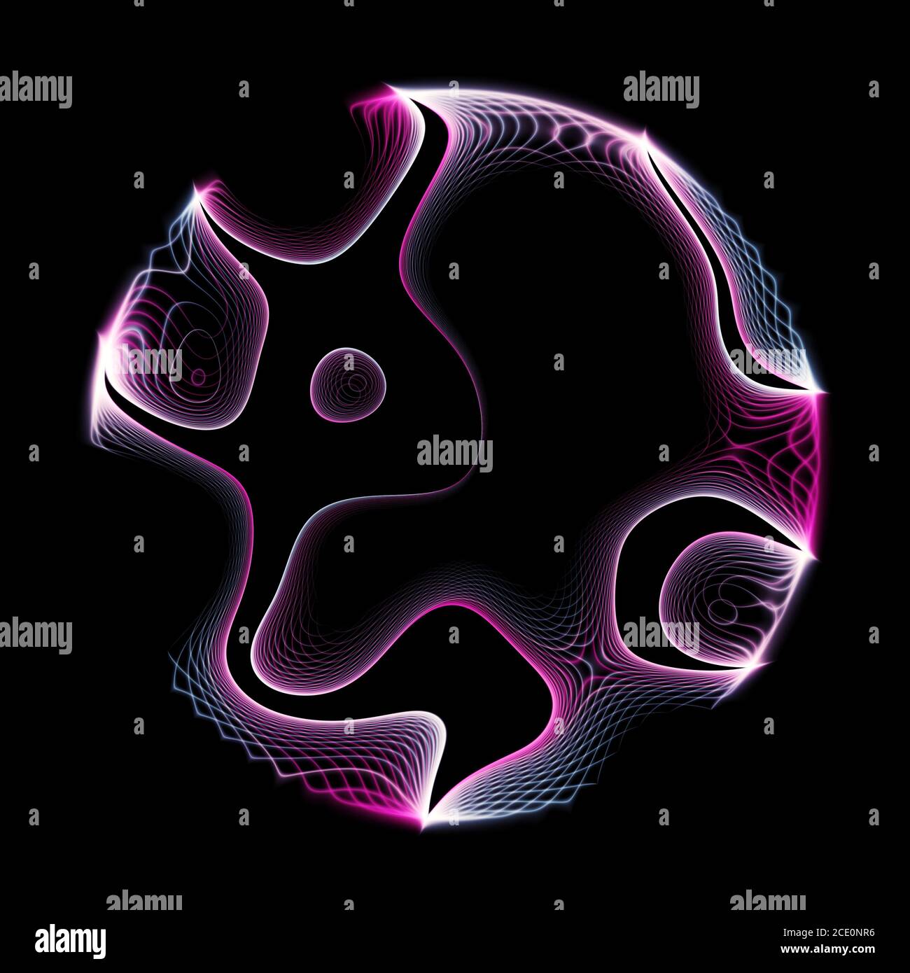 Abstract mesh circle hi-res stock photography and images - Alamy