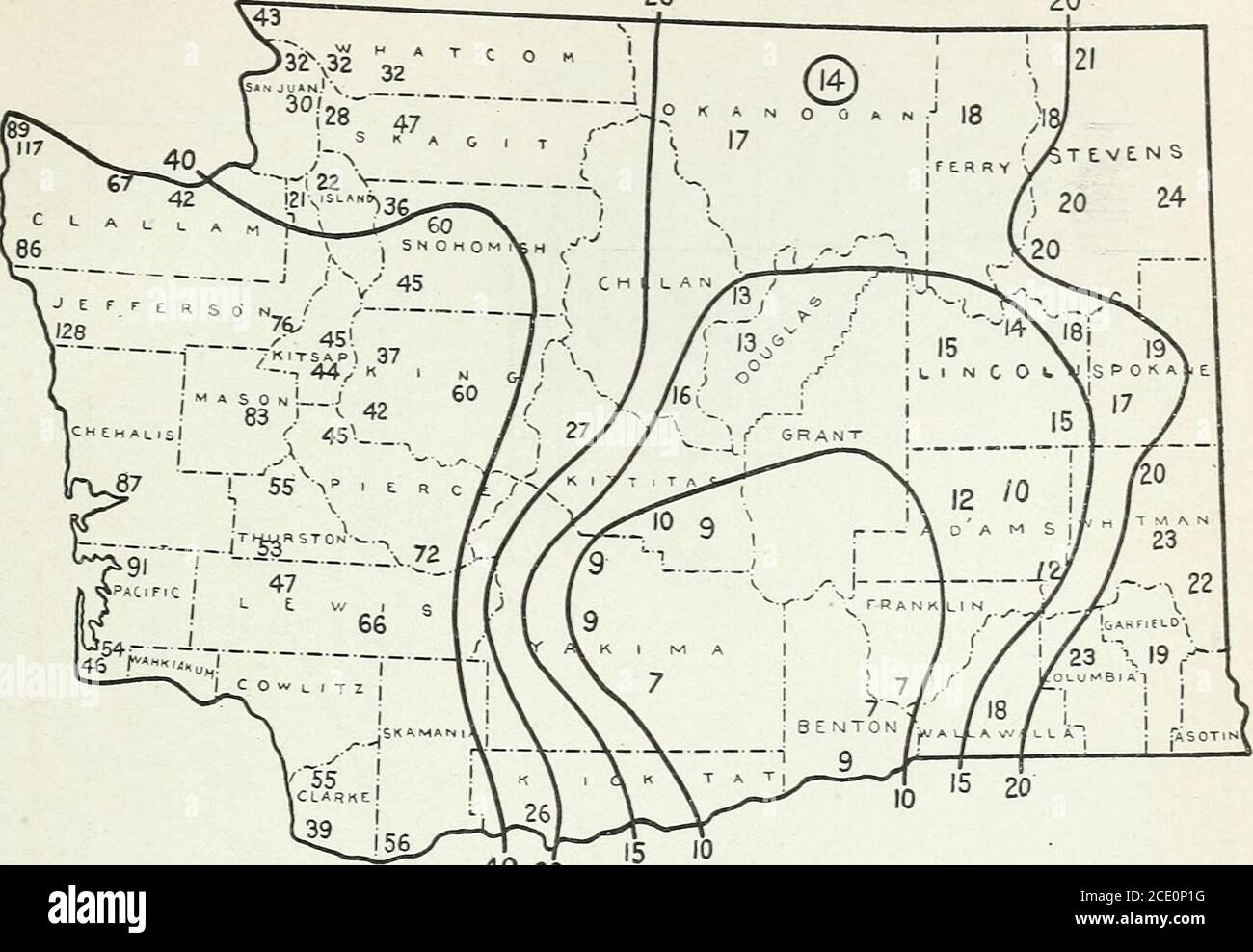 . Dry farming in relation to rainfall and evaporation . Fig. 21 ...