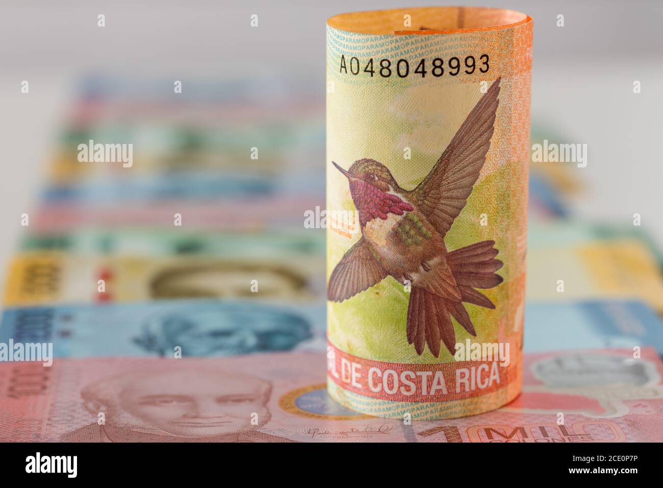 Currency from Costa Rica. The highest face value of 20,000 colones ...
