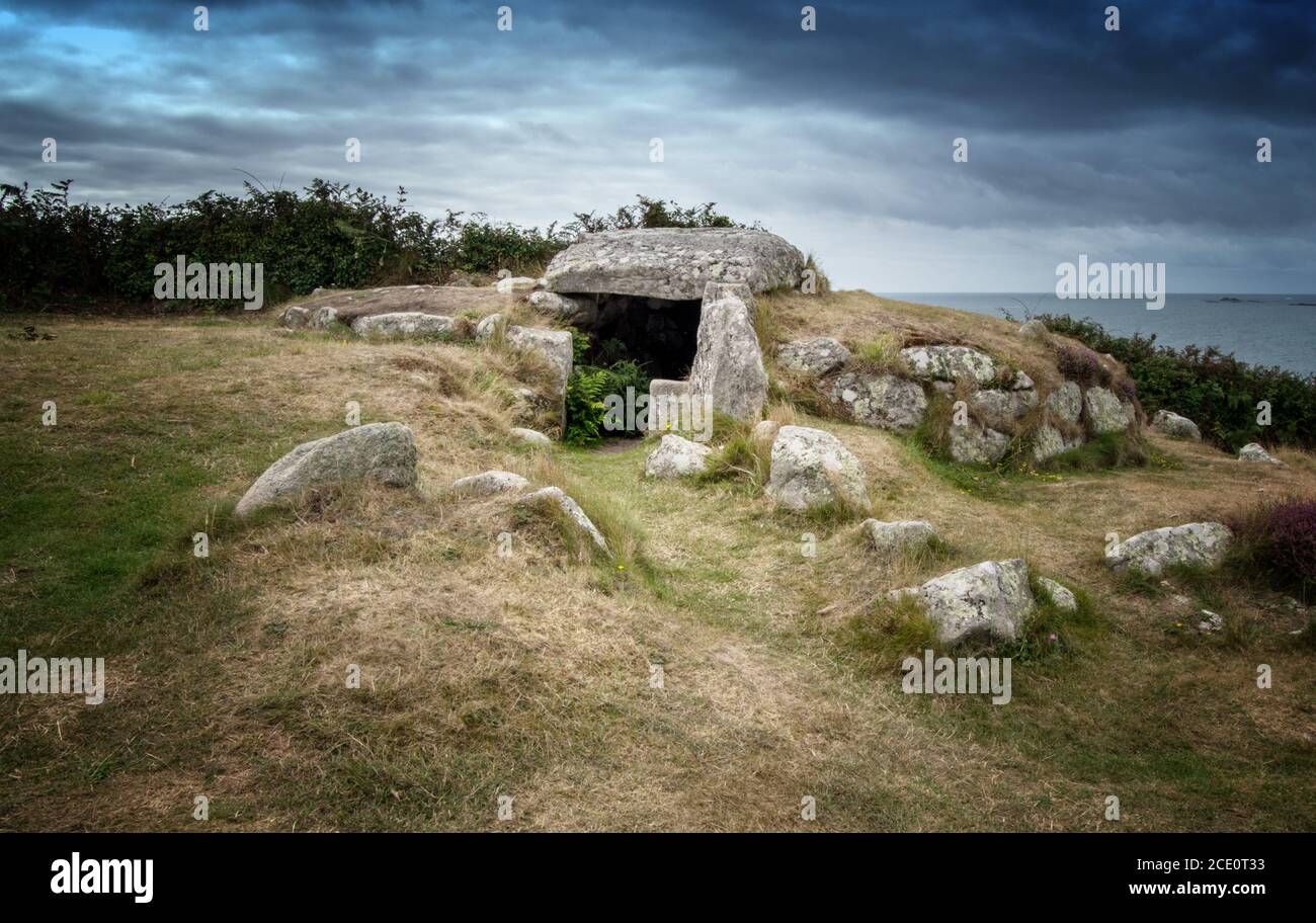 Bant's Carn, Ancient Burial Chamber or "Dolmen", St Mary's, Isles of ...