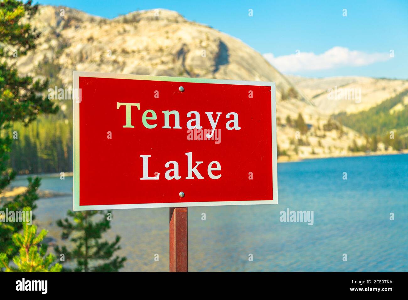 Tenaya lake sign hi-res stock photography and images - Alamy