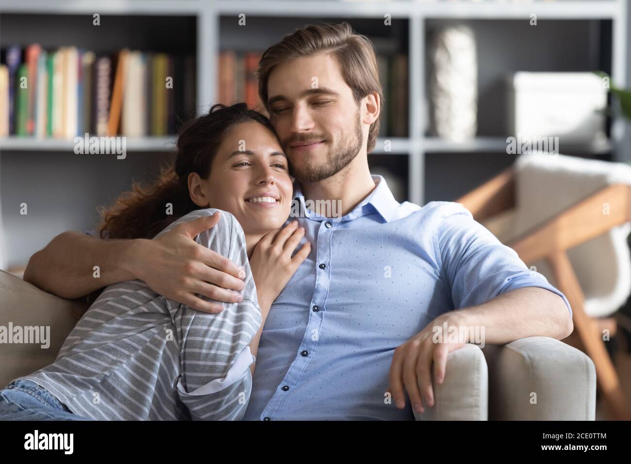Man caress woman hi-res stock photography and images - Alamy