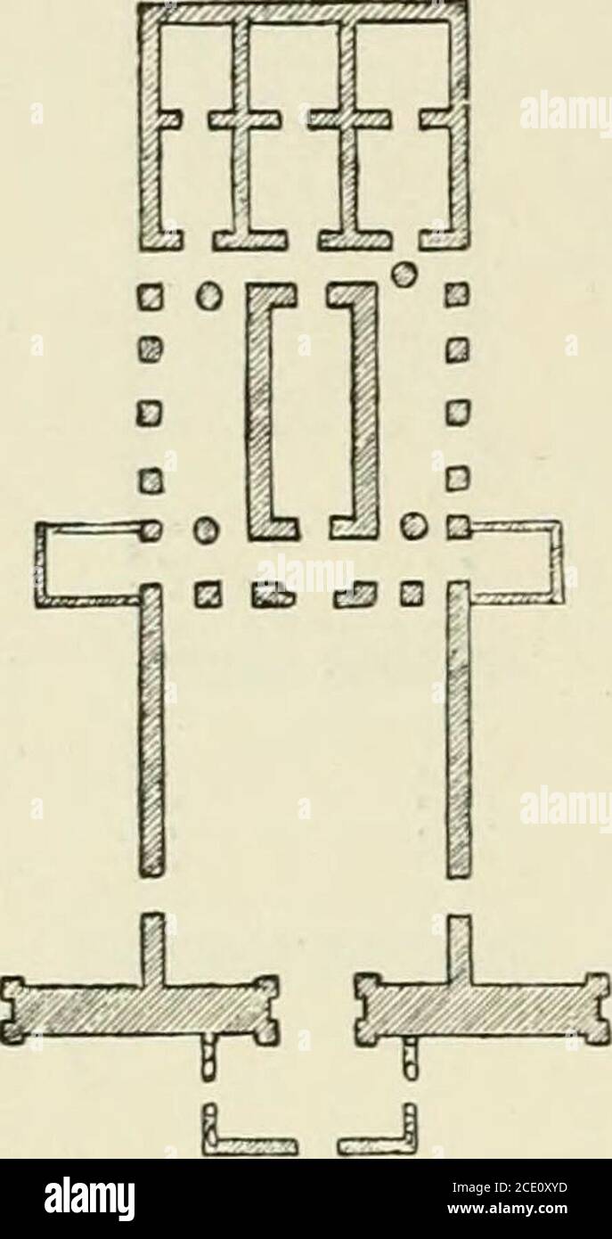 Ancient Egyptian Temples Plan
