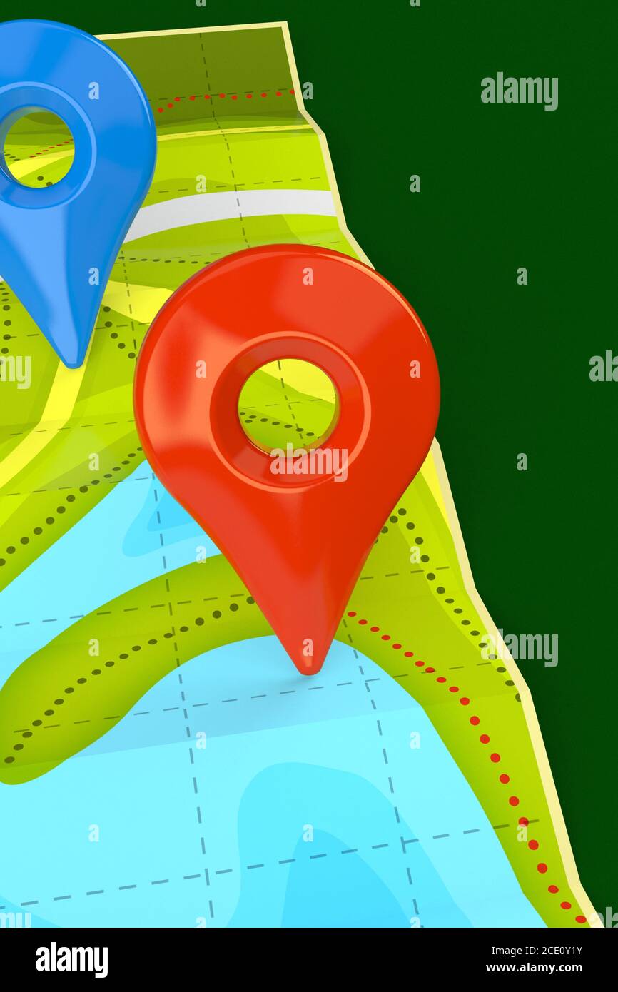 Location tracker icons hi-res stock photography and images - Alamy