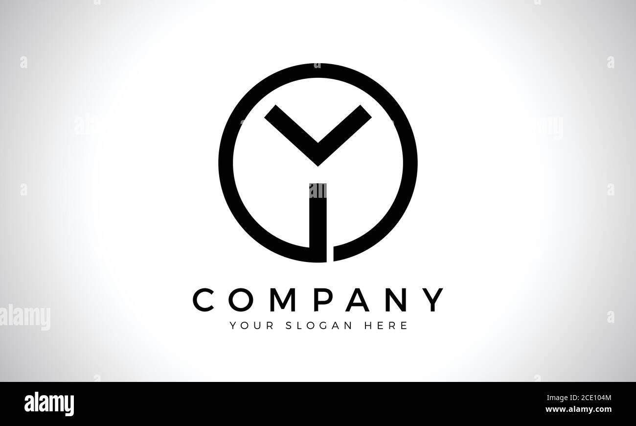Initial Letter Y Logo With Creative Modern Business Typography Vector ...