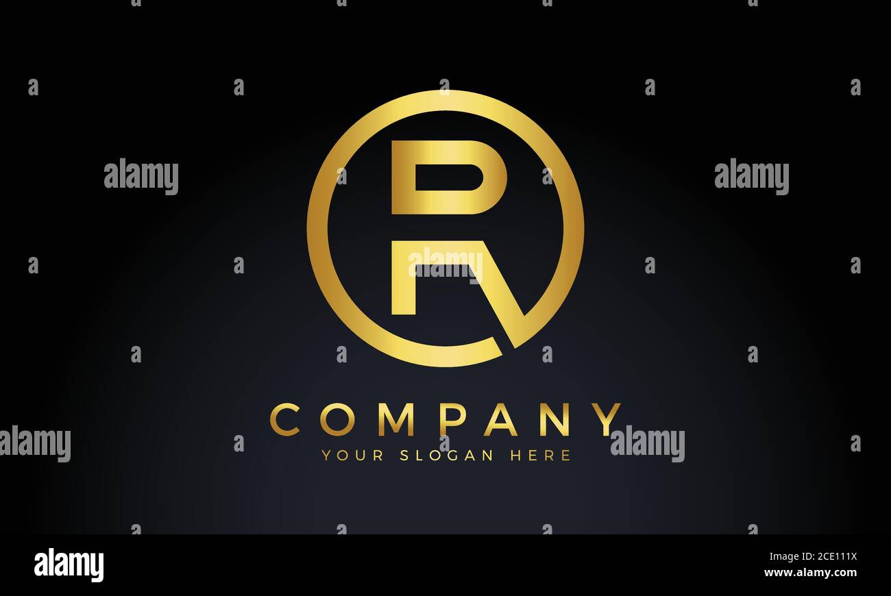 Initial Letter R Logo With Creative Modern Business Typography Vector ...