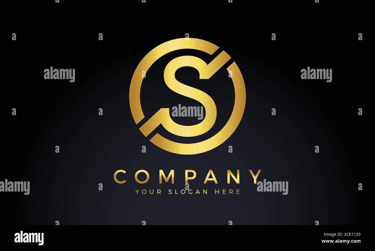 Initial Letter S Logo With Creative Modern Business Typography Vector ...