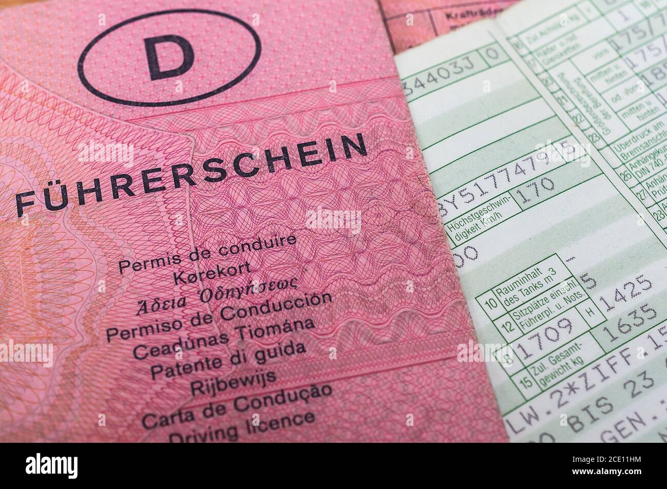 Eu driving licence hi-res stock photography and images - Alamy