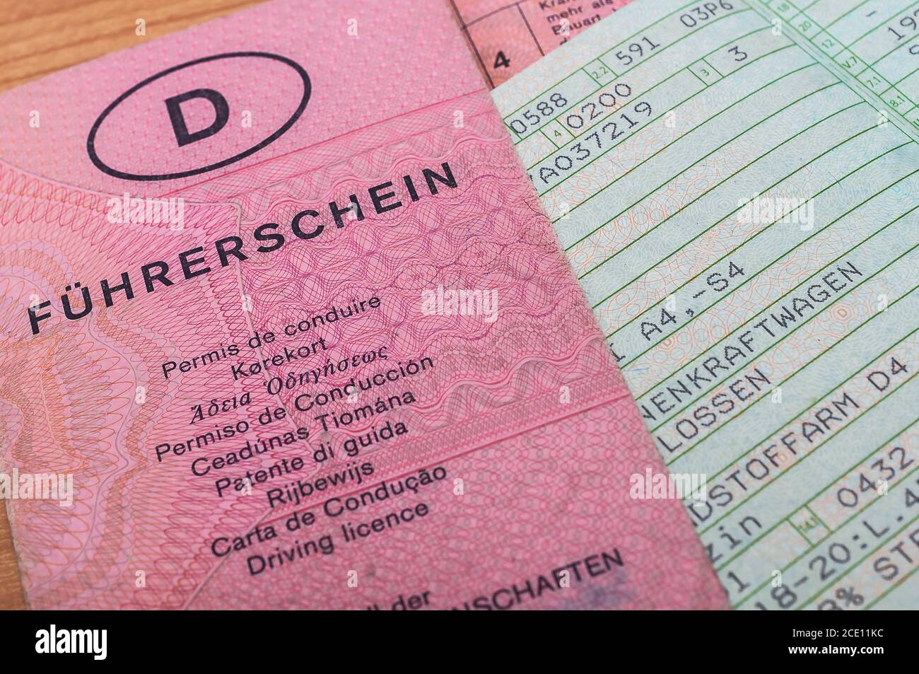 Eu driving licence hi-res stock photography and images - Alamy