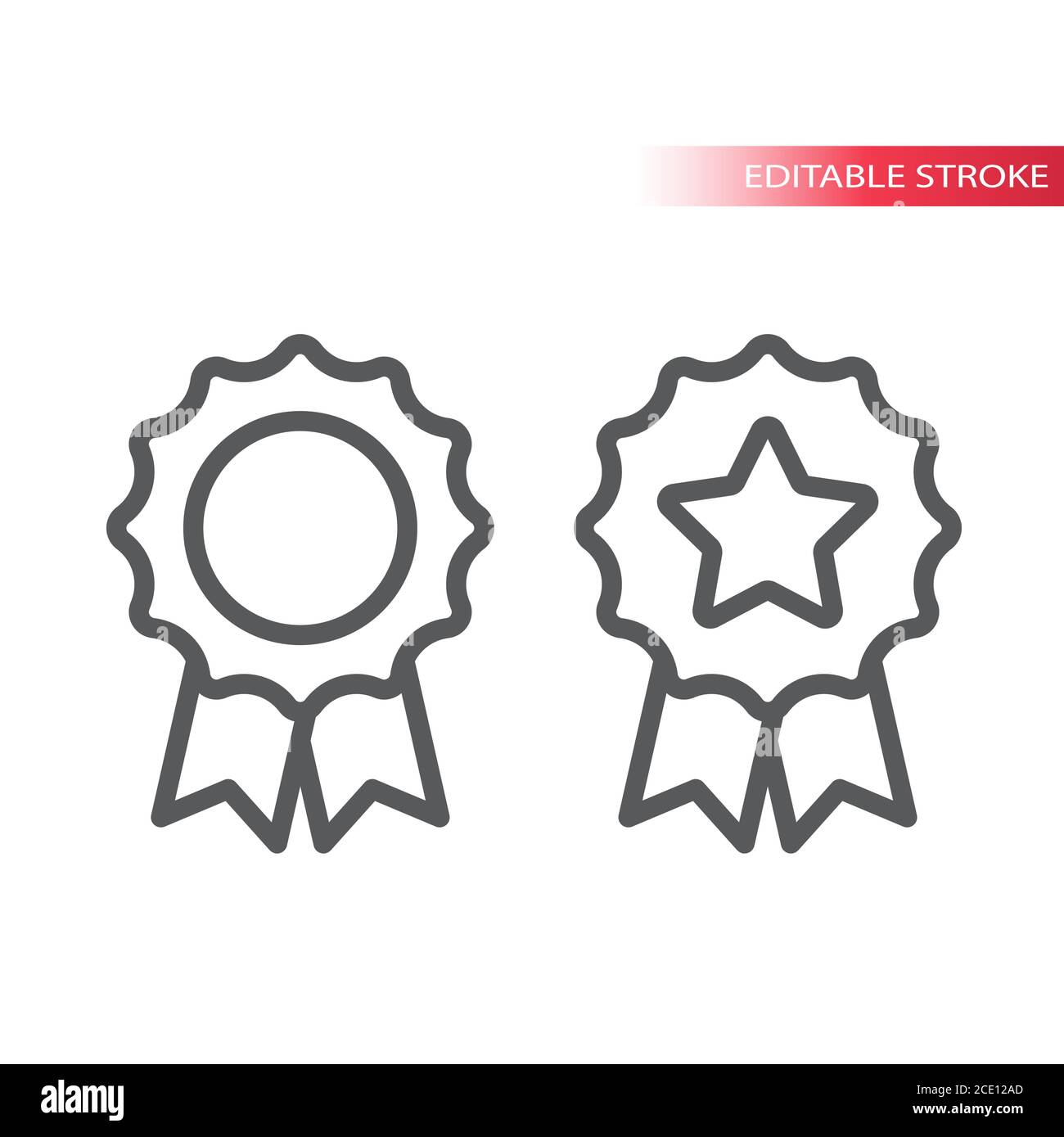 Simple badge vector hi-res stock photography and images - Alamy