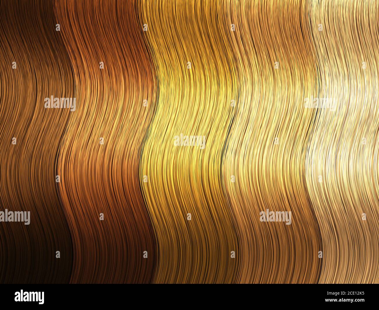 Brown/Blond hair color swatch, Hair care and coloring Stock Photo - Alamy