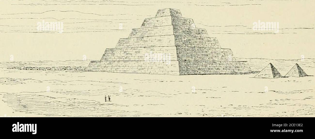 . A history of art in ancient Egypt . Fig. 135.—The Stepped Pyramid ...