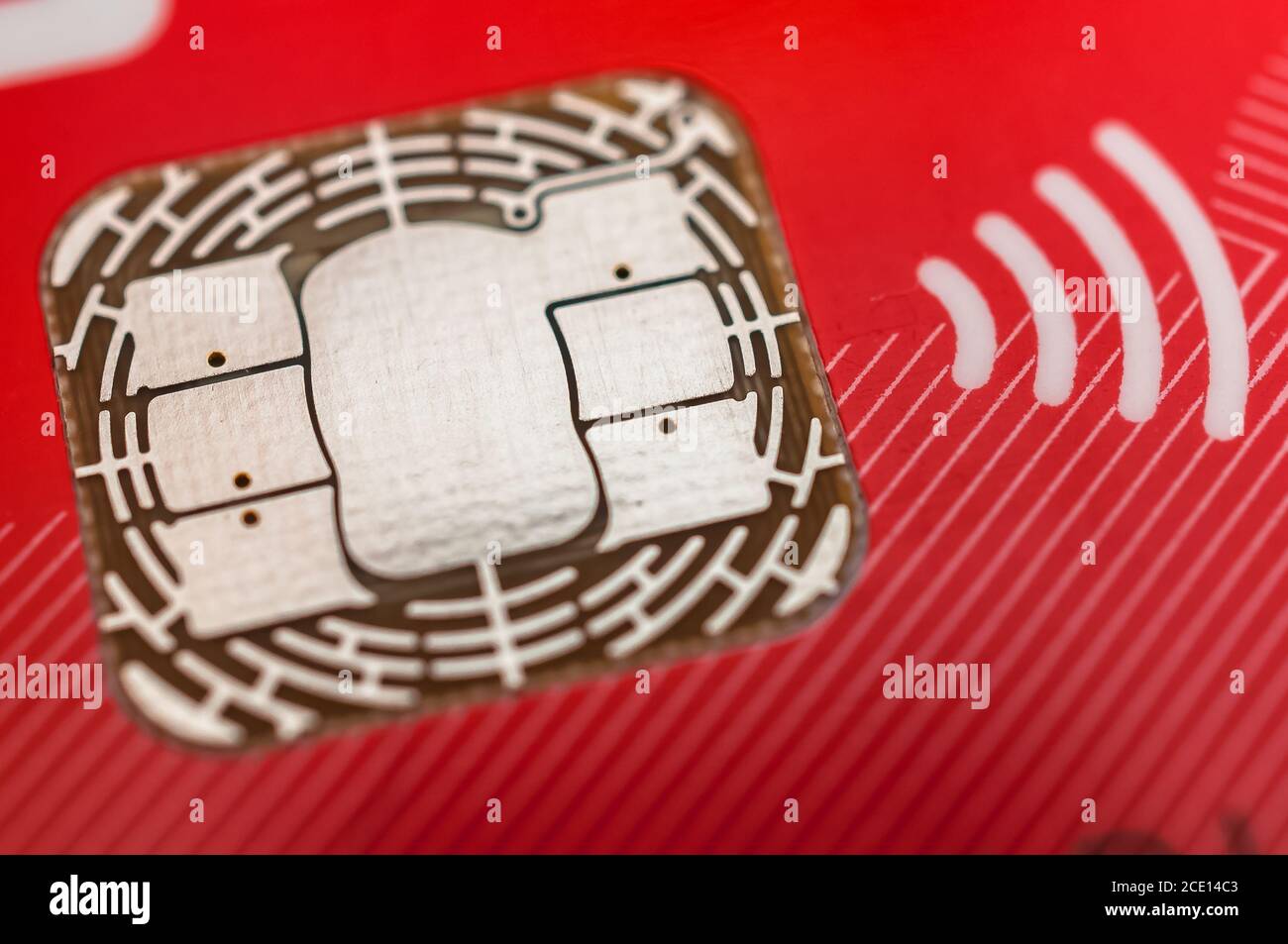 Chip of the credit card Stock Photo - Alamy