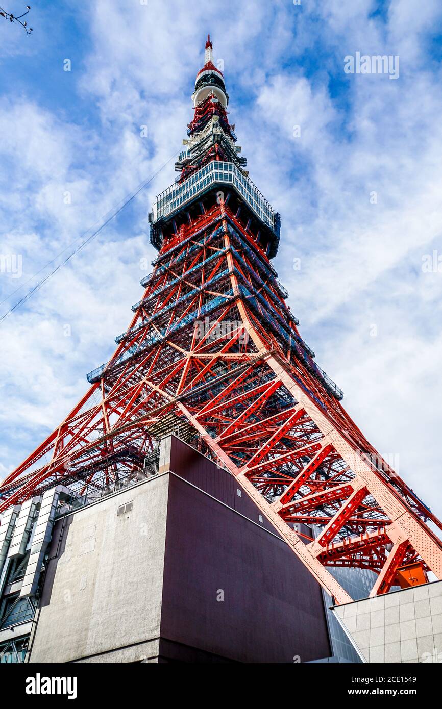 Tokyo tower construction hi-res stock photography and images - Alamy