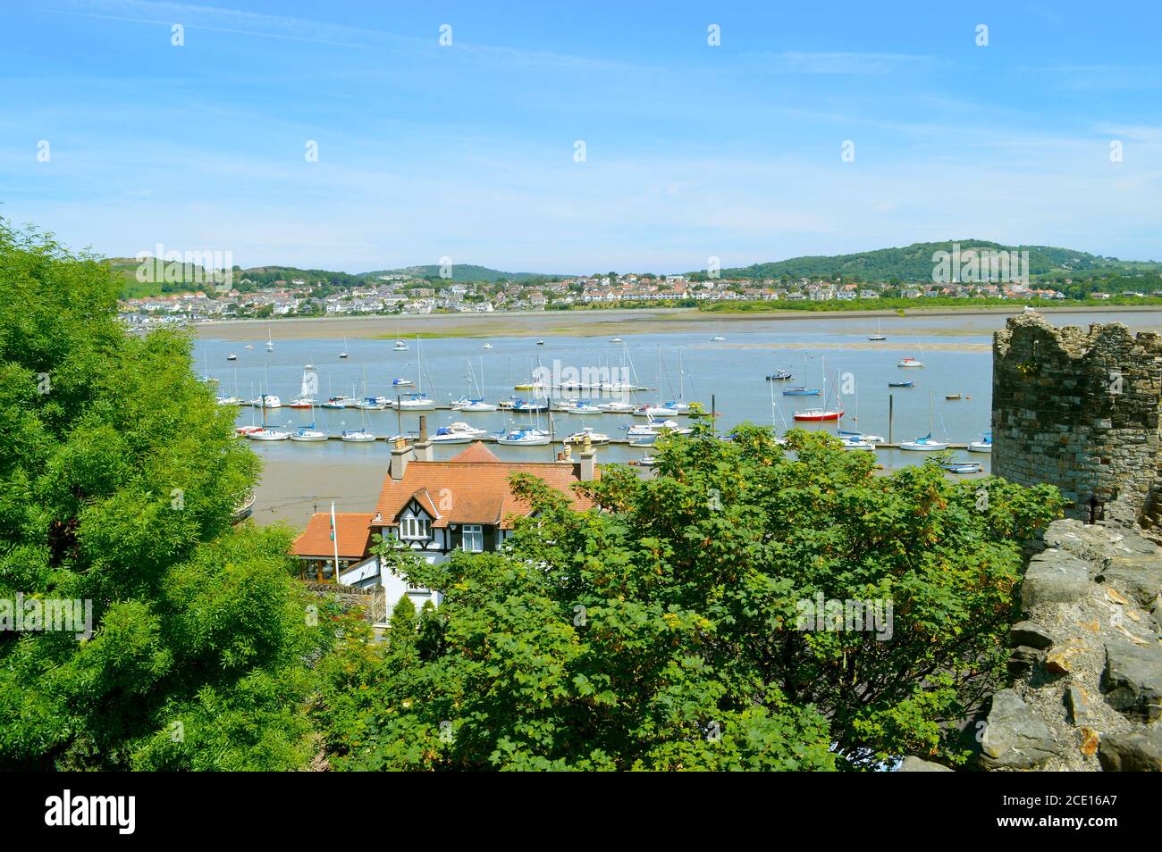 Conwy estuary in North Wales Stock Photo - Alamy