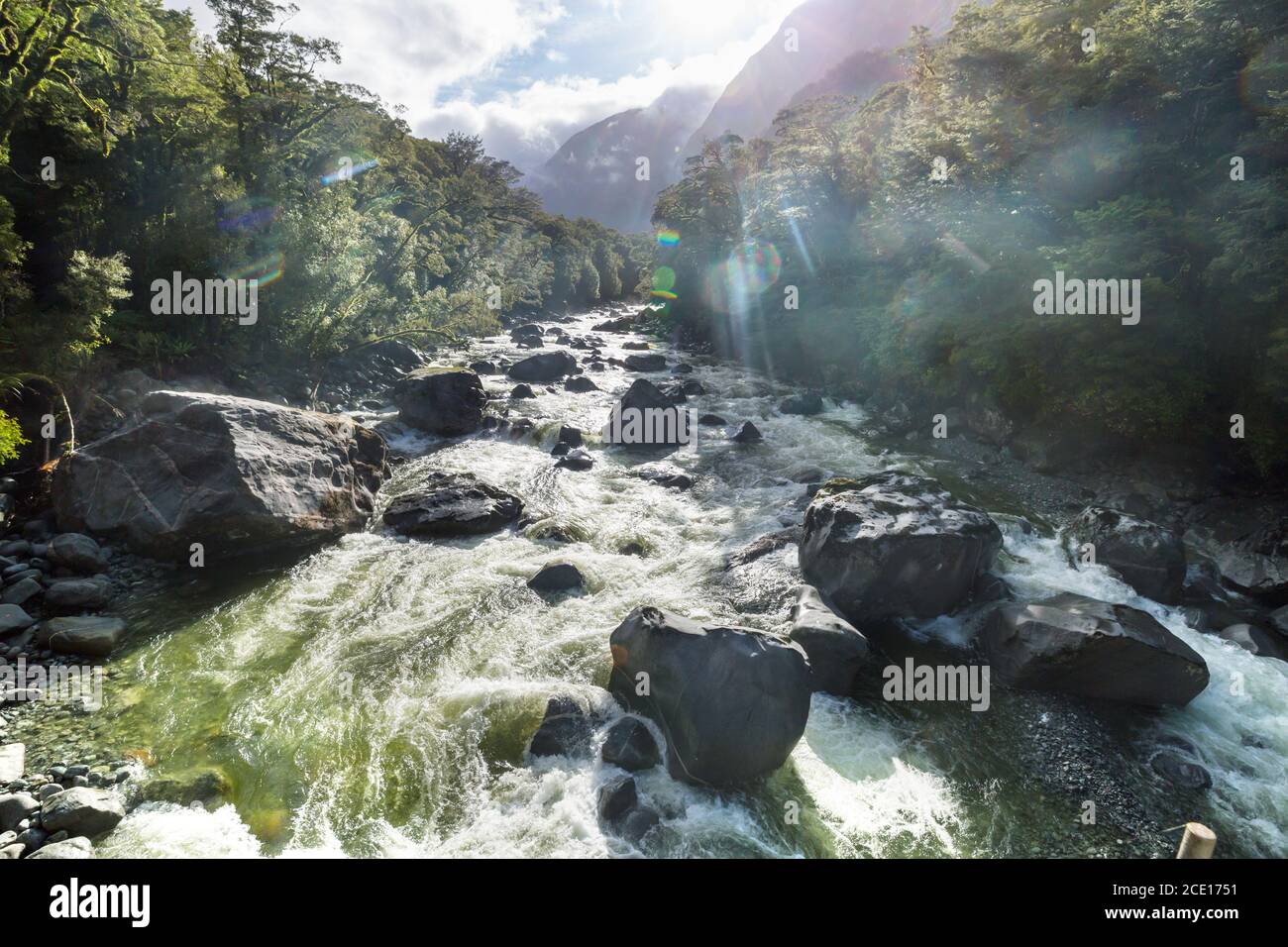Meandering river new zealand hi-res stock photography and images - Alamy