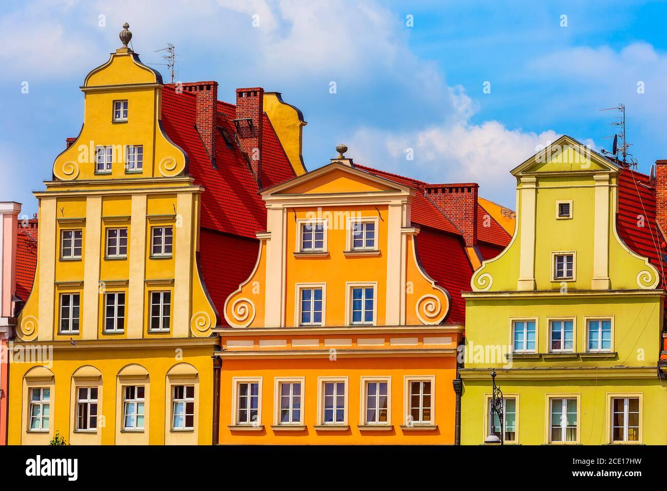 Wroclaw, Poland colorful houses Stock Photo - Alamy