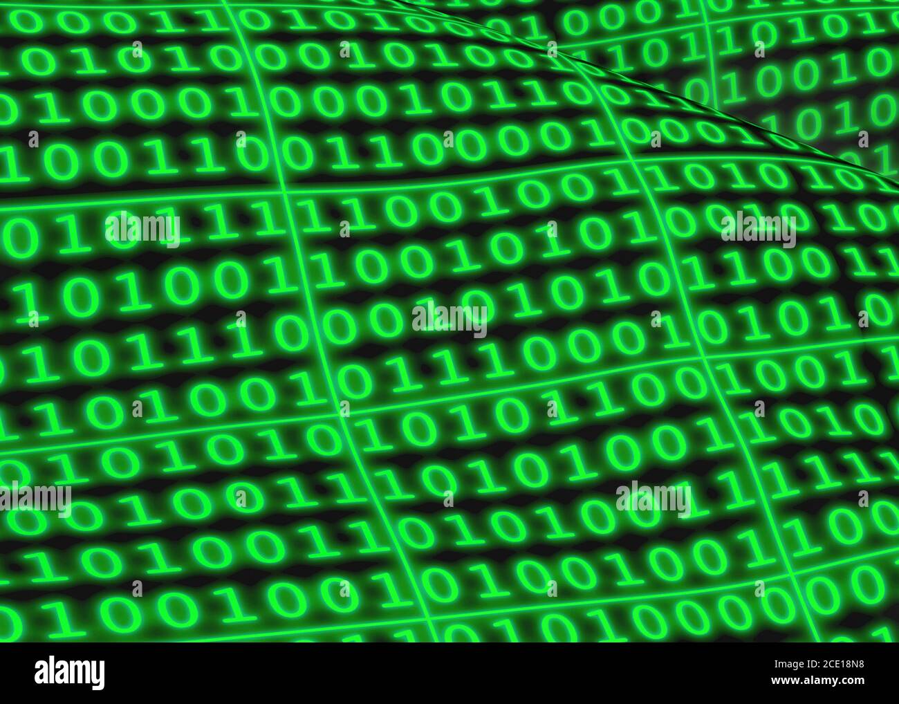 The Binary Numbers - 3D Stock Photo - Alamy