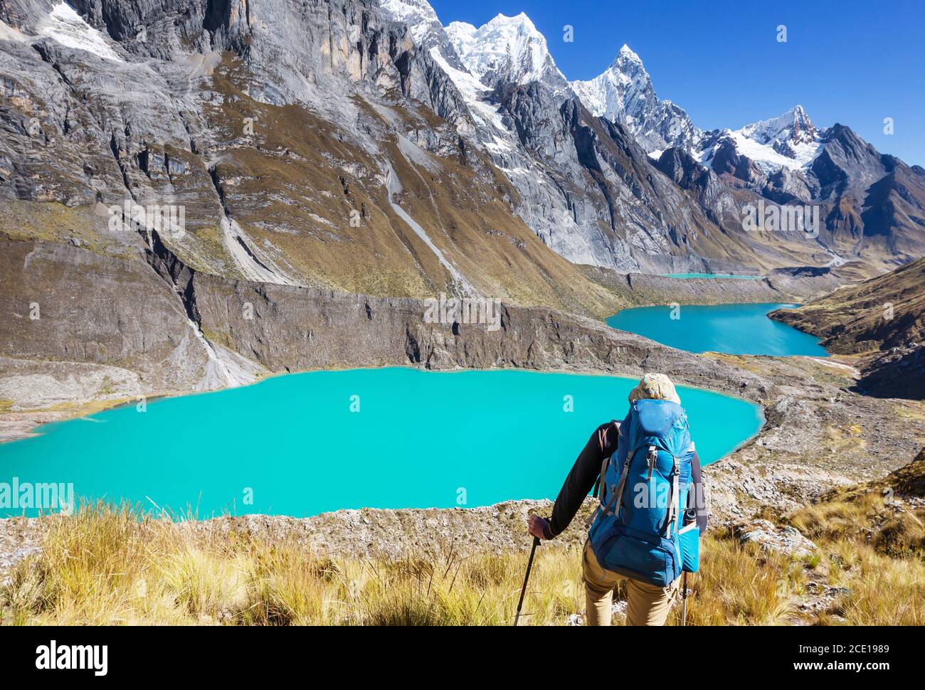 Hike in Peru Stock Photo - Alamy