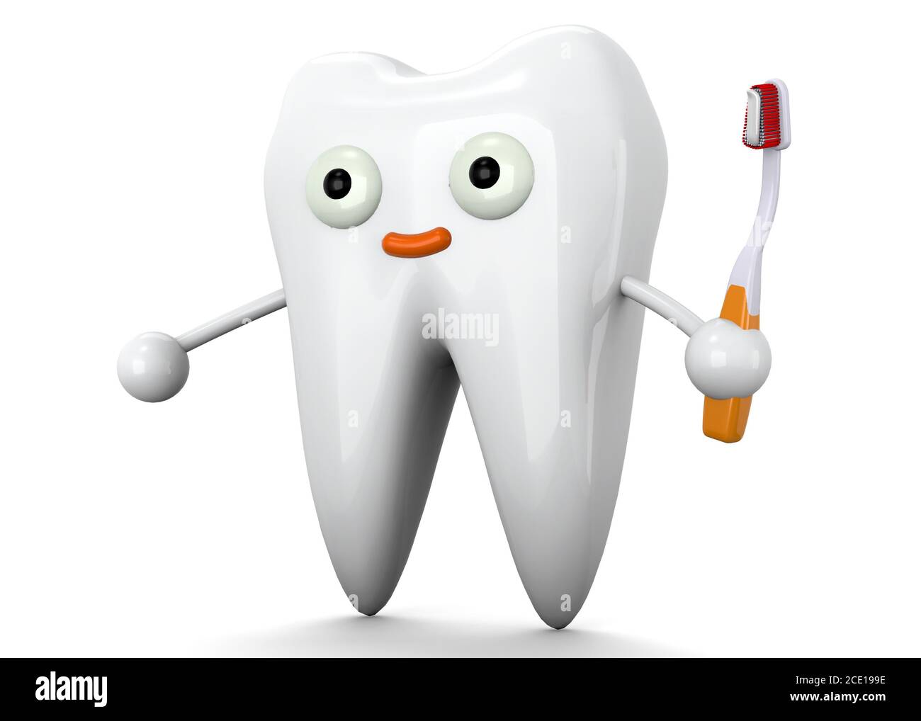 Tooth Character - 3D Stock Photo - Alamy